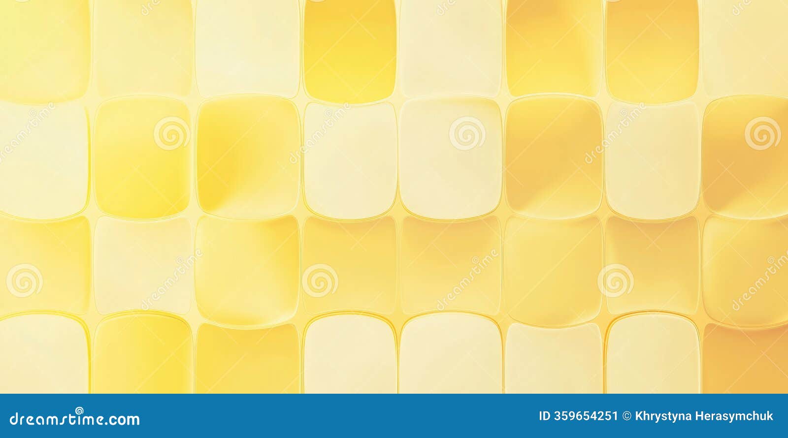A Sunshine Yellow Abstract Background with a Repeating Pattern of Soft ...