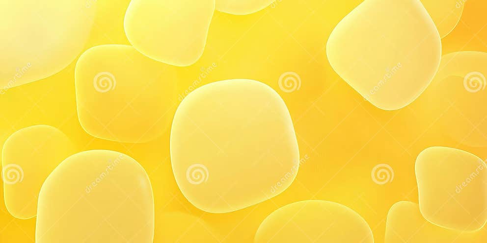 A Sunshine Yellow Abstract Background with a Repeating Pattern of Soft ...