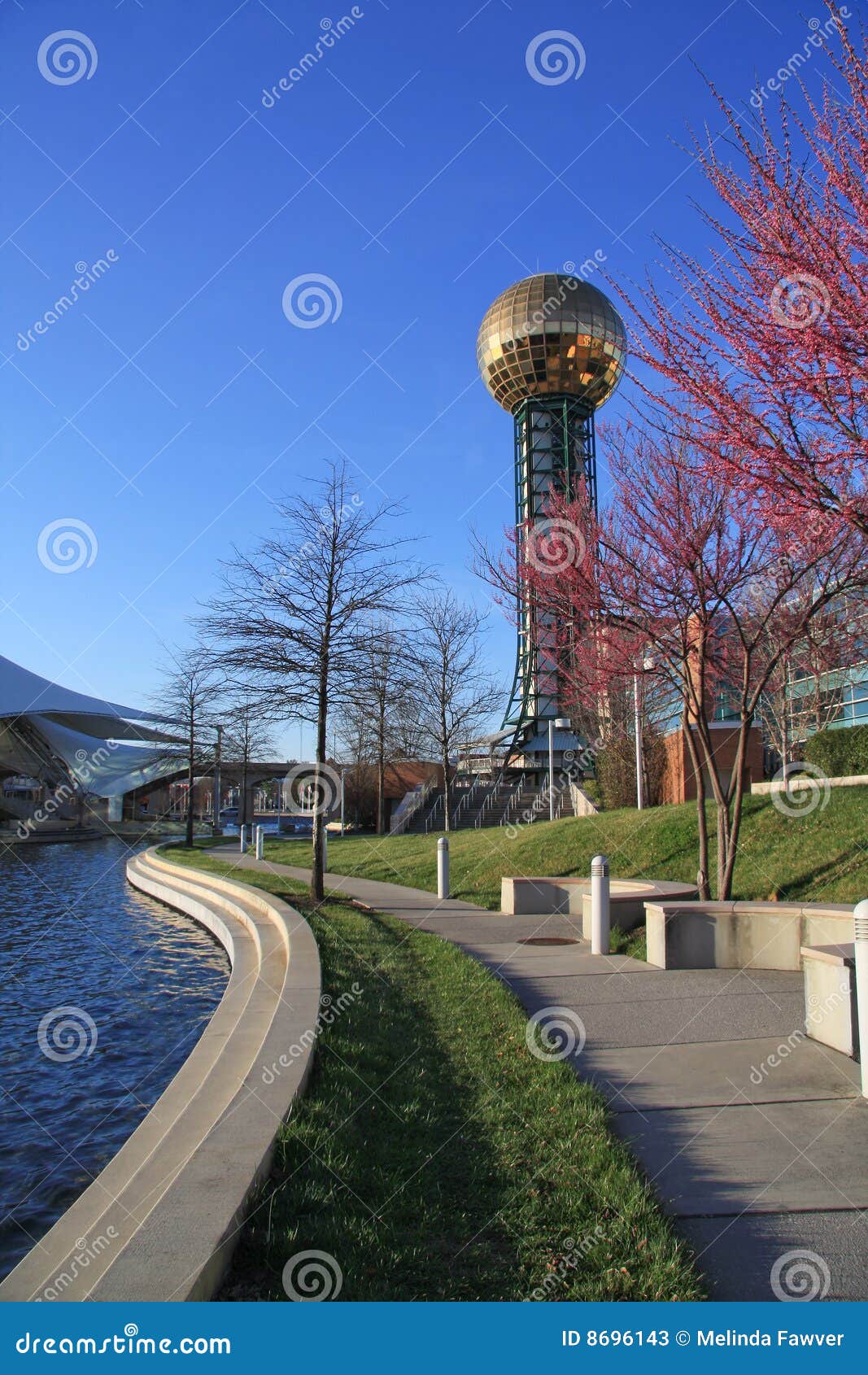 Sunsphere in Spring stock image. Image of scene, worlds - 8696143