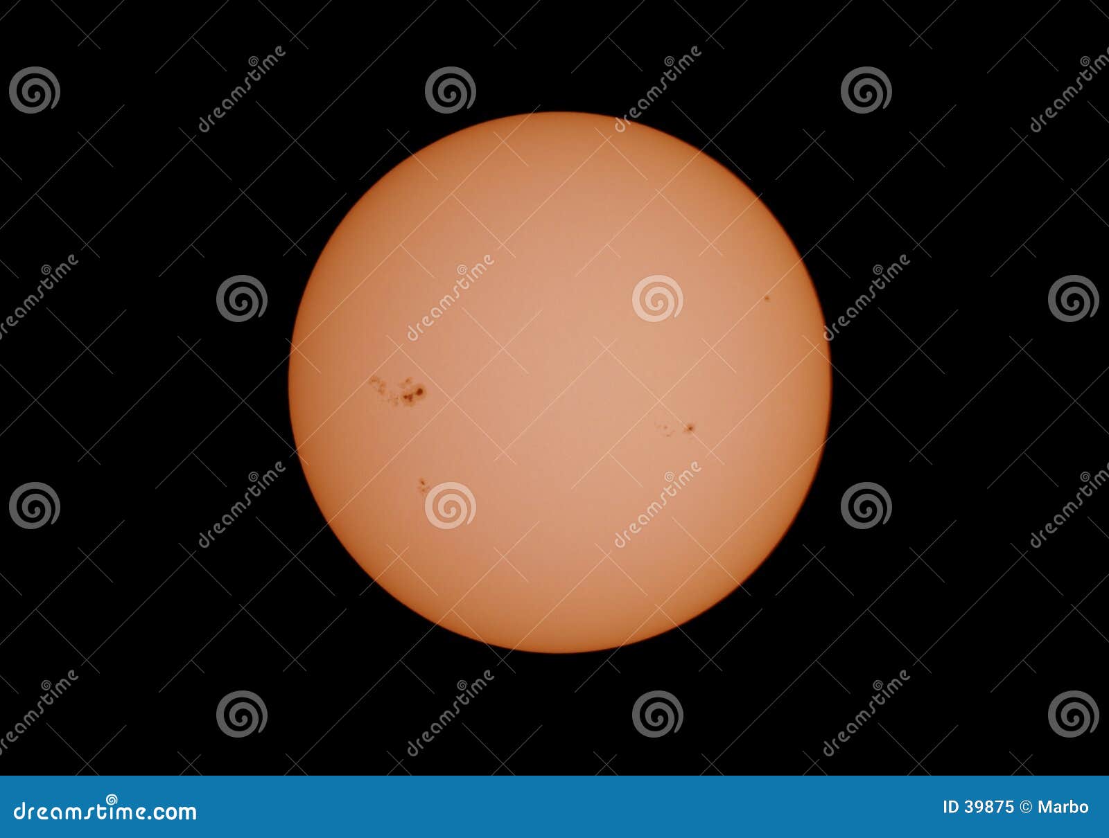 Sunspots stock image. Image of solar, radiation, sunspots - 39875