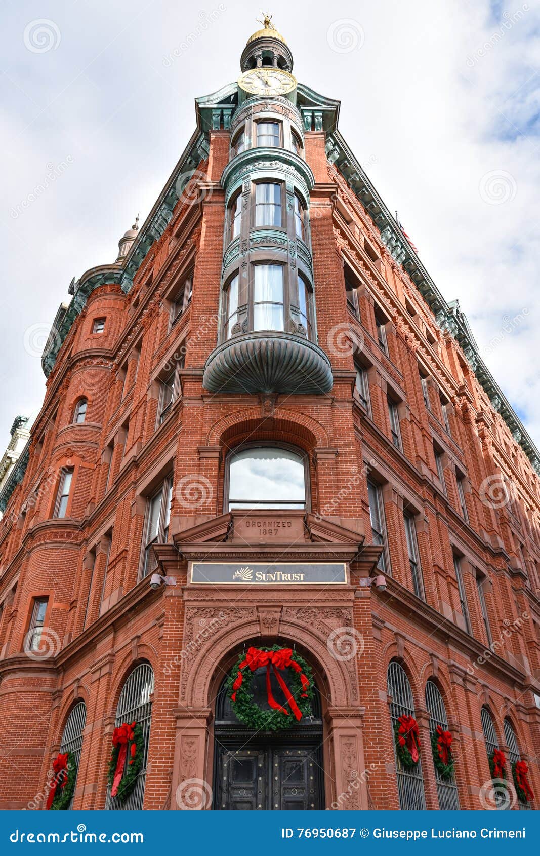 SunTrust Building with the Clock Tower. Washington DC, USA. Editorial ...