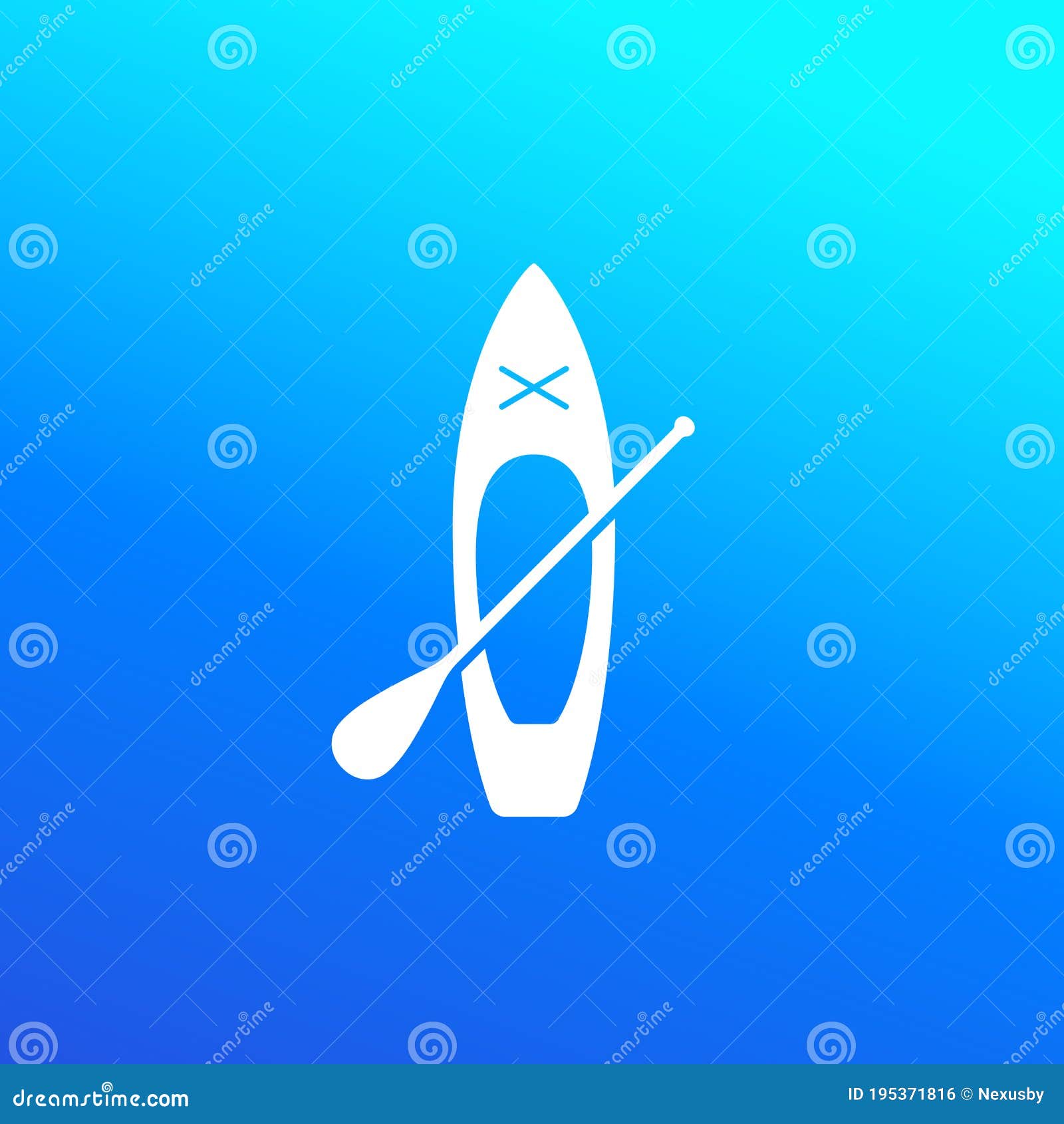 SUP Board, Paddleboard Vector Icon Stock Vector - Illustration of logo ...