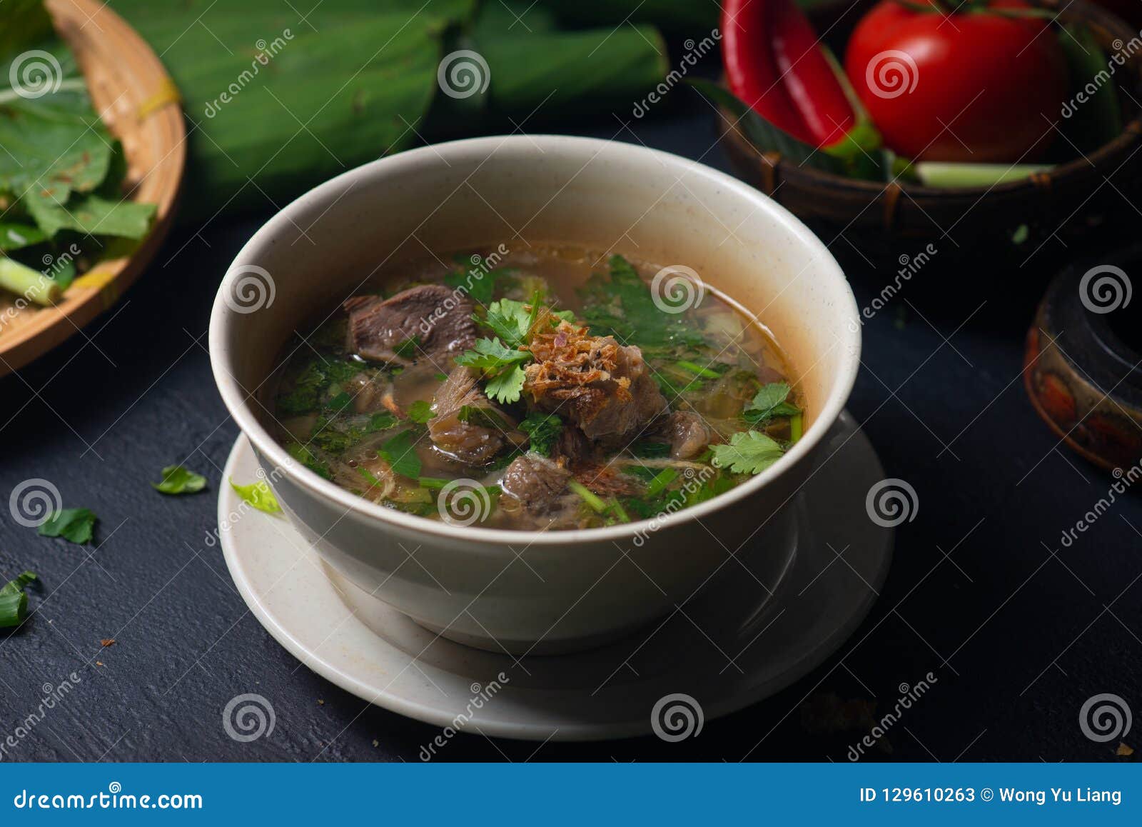Sup Tulang or Bone Soup, Popular Traditional Malay Dish Stock Image ...