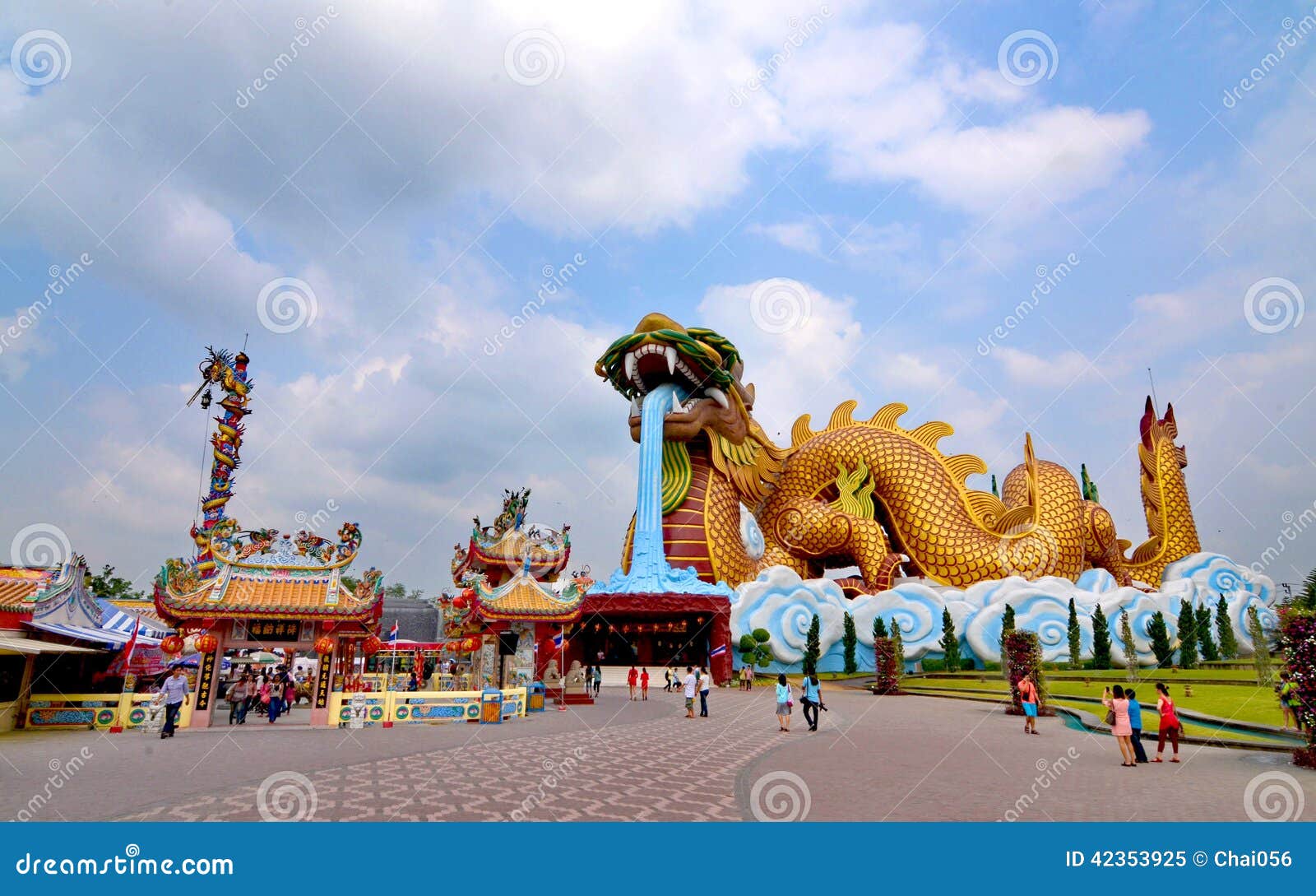 Supanburi of Thailand Landmark Editorial Image - Image of asia, dragon ...