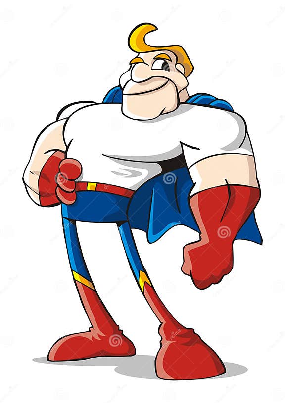 Super stock vector. Illustration of cartoon, power, uniform - 6672784