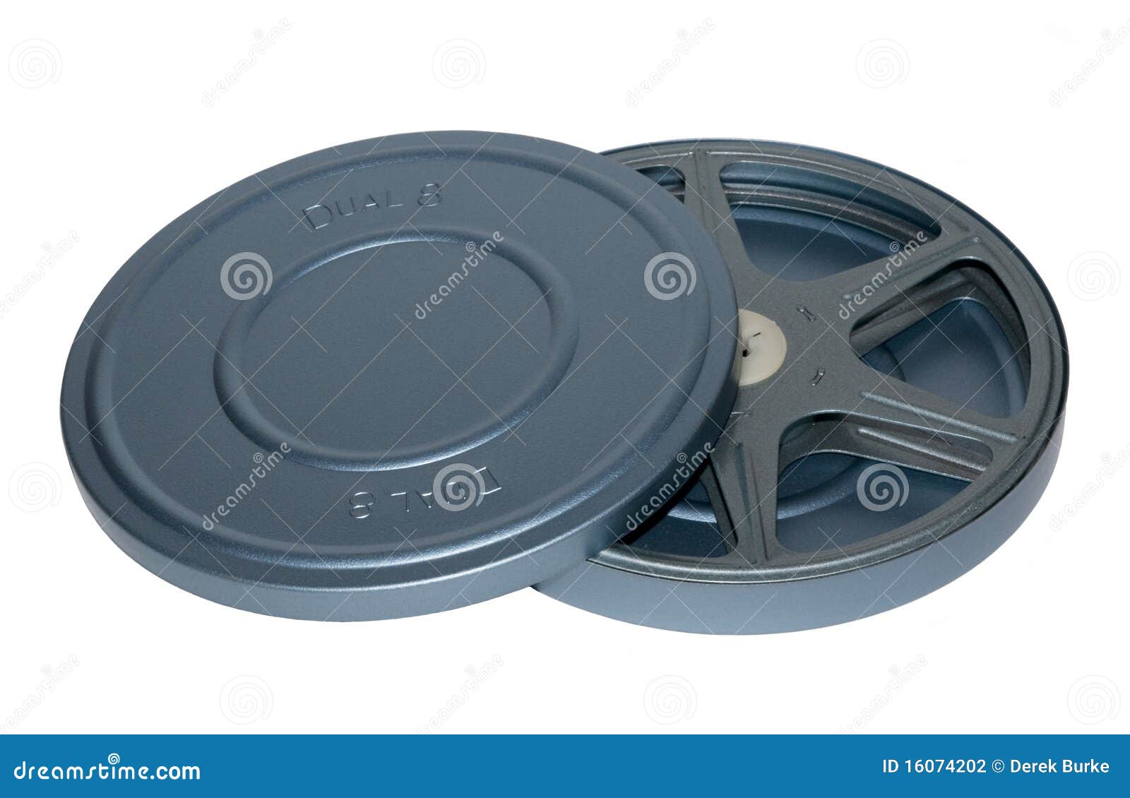 Super 8 Film Can stock photo. Image of super, cinema - 16074202