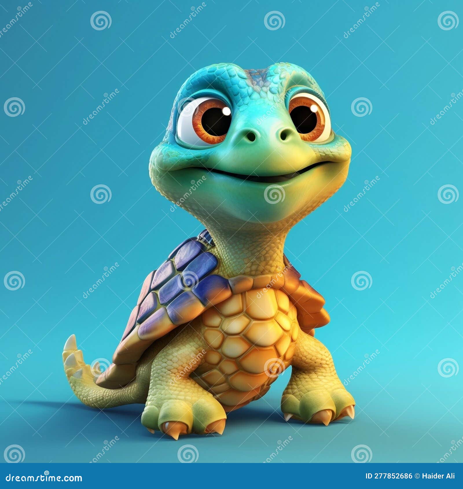 Adorable Pixar Style Cartoon Baby Mule Outline Illustration Coloring ...