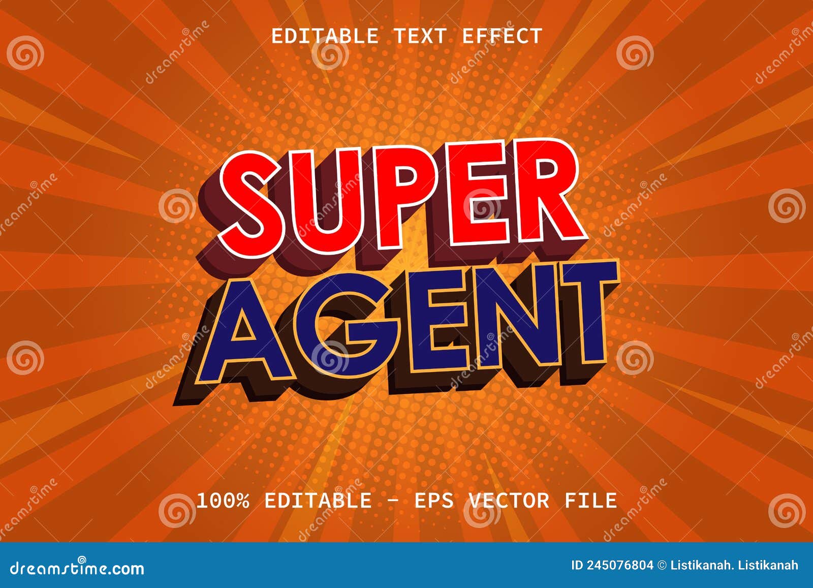 Super Agent Cartoon Vector Illustration | CartoonDealer.com #289057818