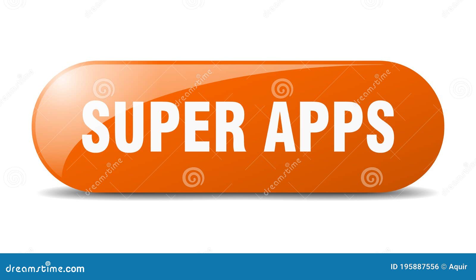 Super Apps Button. Super Apps Sign. Key. Push Button Stock Vector ...