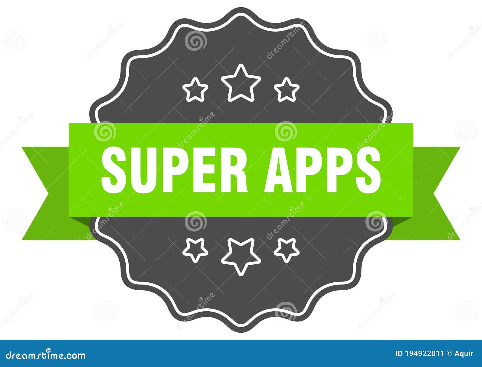 Super Apps Label. Super Apps Isolated Seal. Sticker. Sign Stock Vector ...