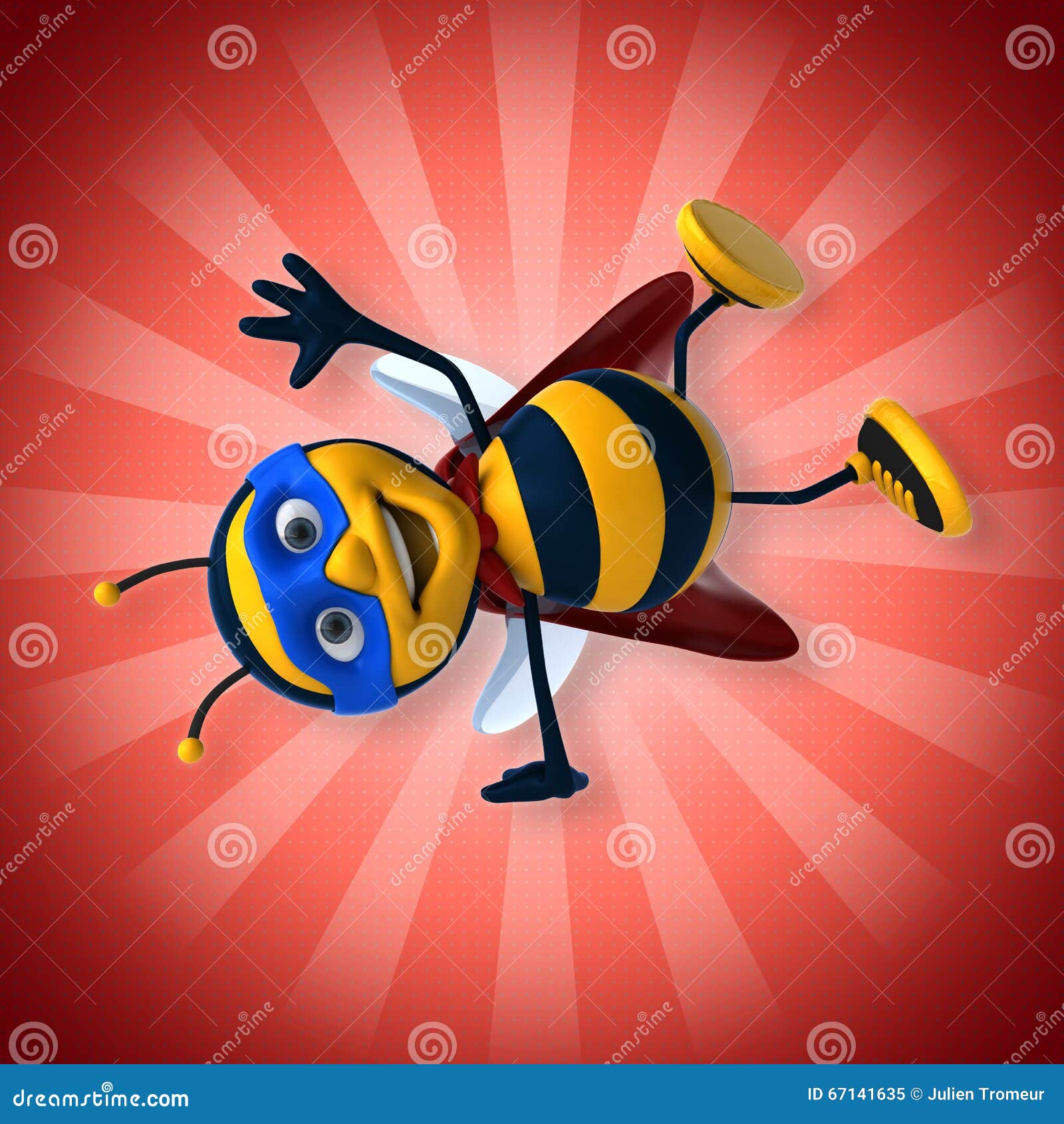 Super bee stock illustration. Illustration of superhero - 67141635