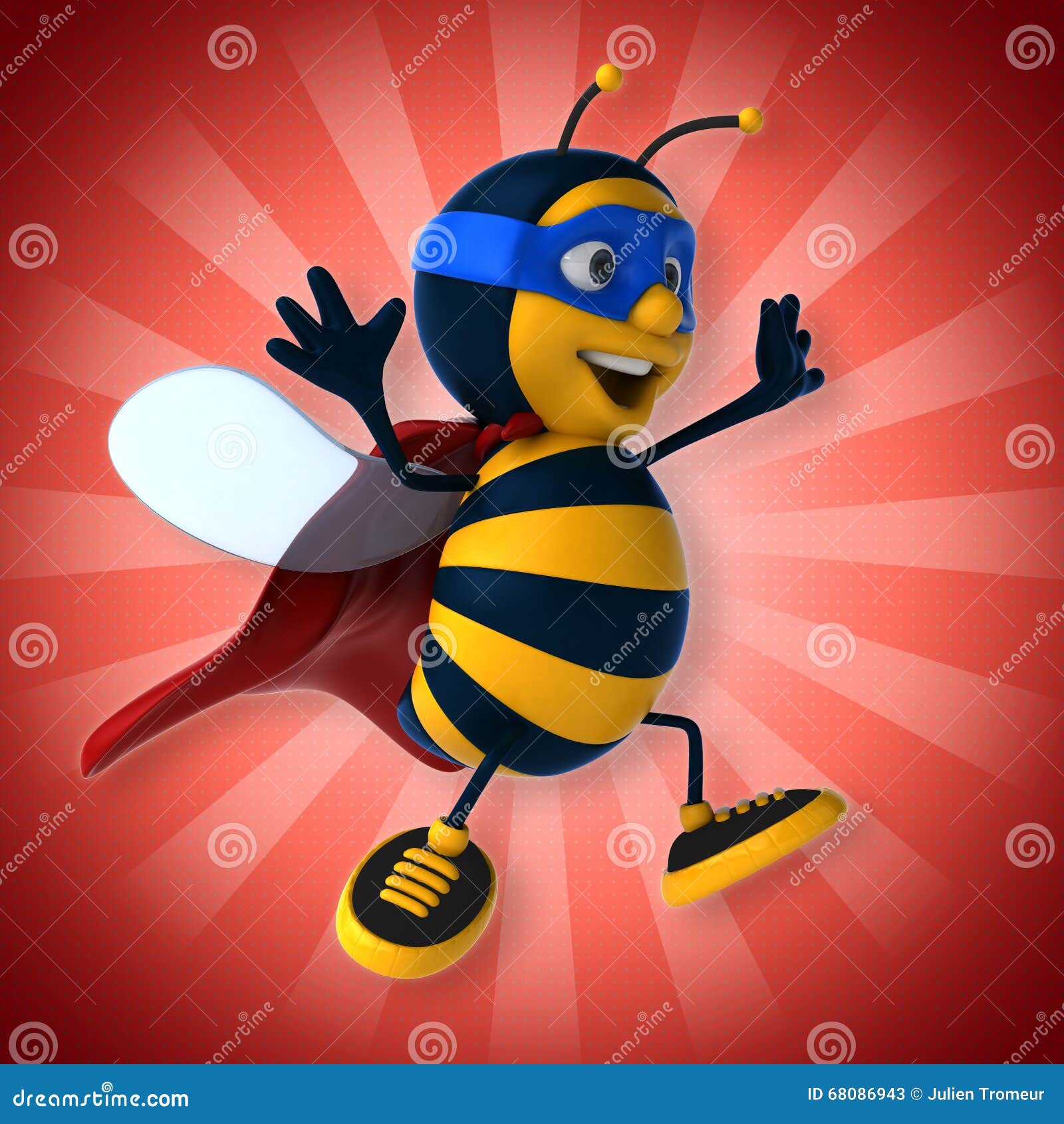 Super bee stock illustration. Illustration of worker - 68086943