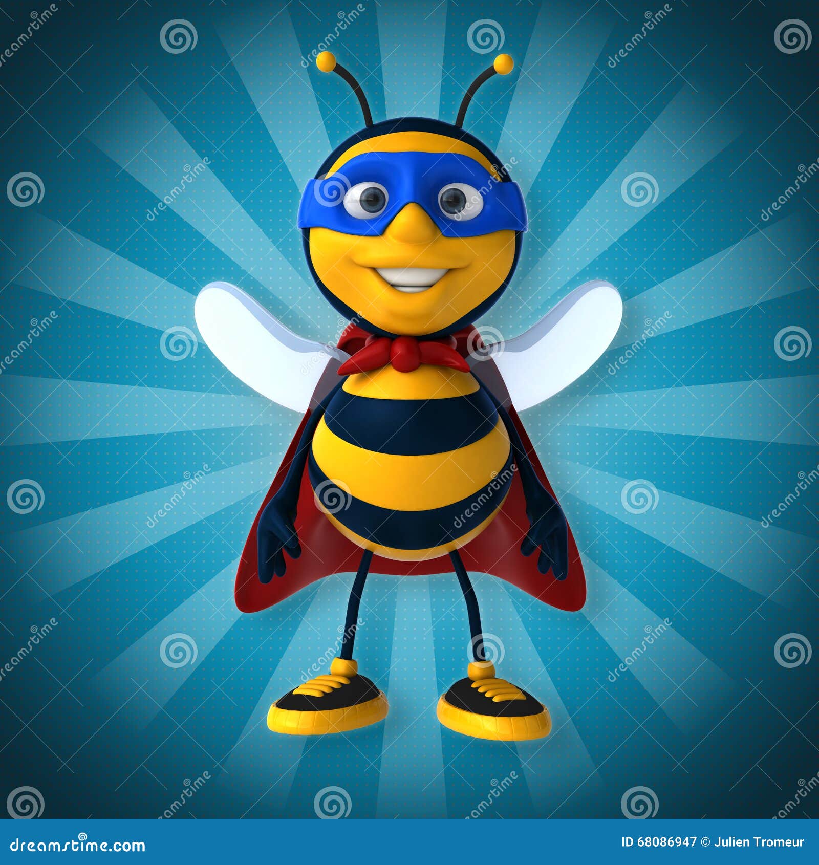 Super bee stock illustration. Illustration of sting, hero - 68086947
