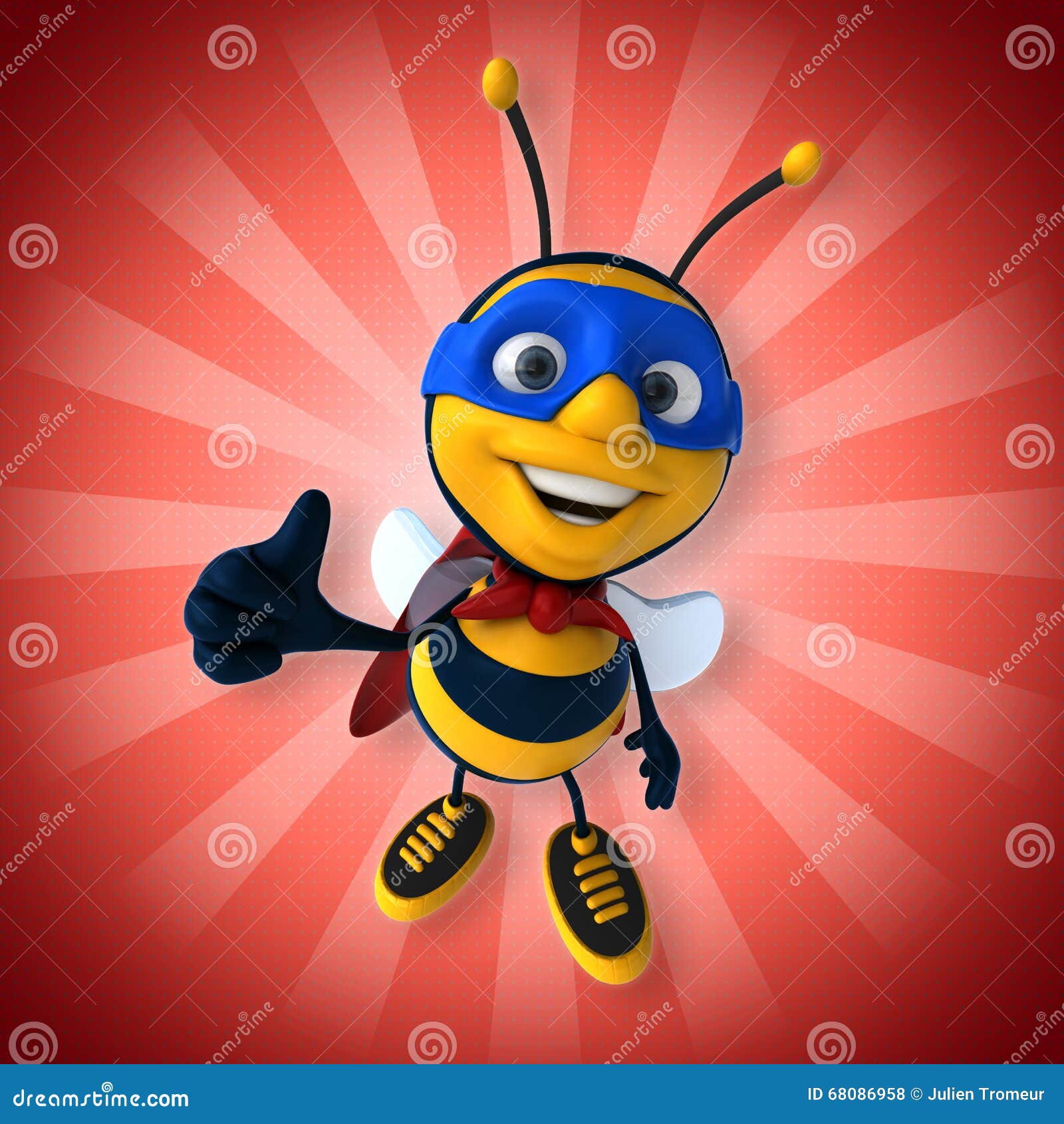 Super bee stock illustration. Illustration of sneakers - 68086958