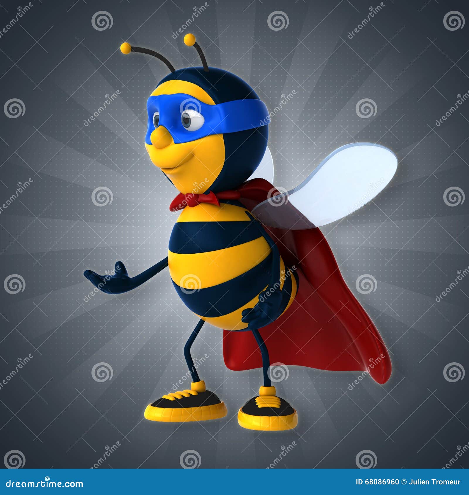 Super bee stock illustration. Illustration of hero, super - 68086960