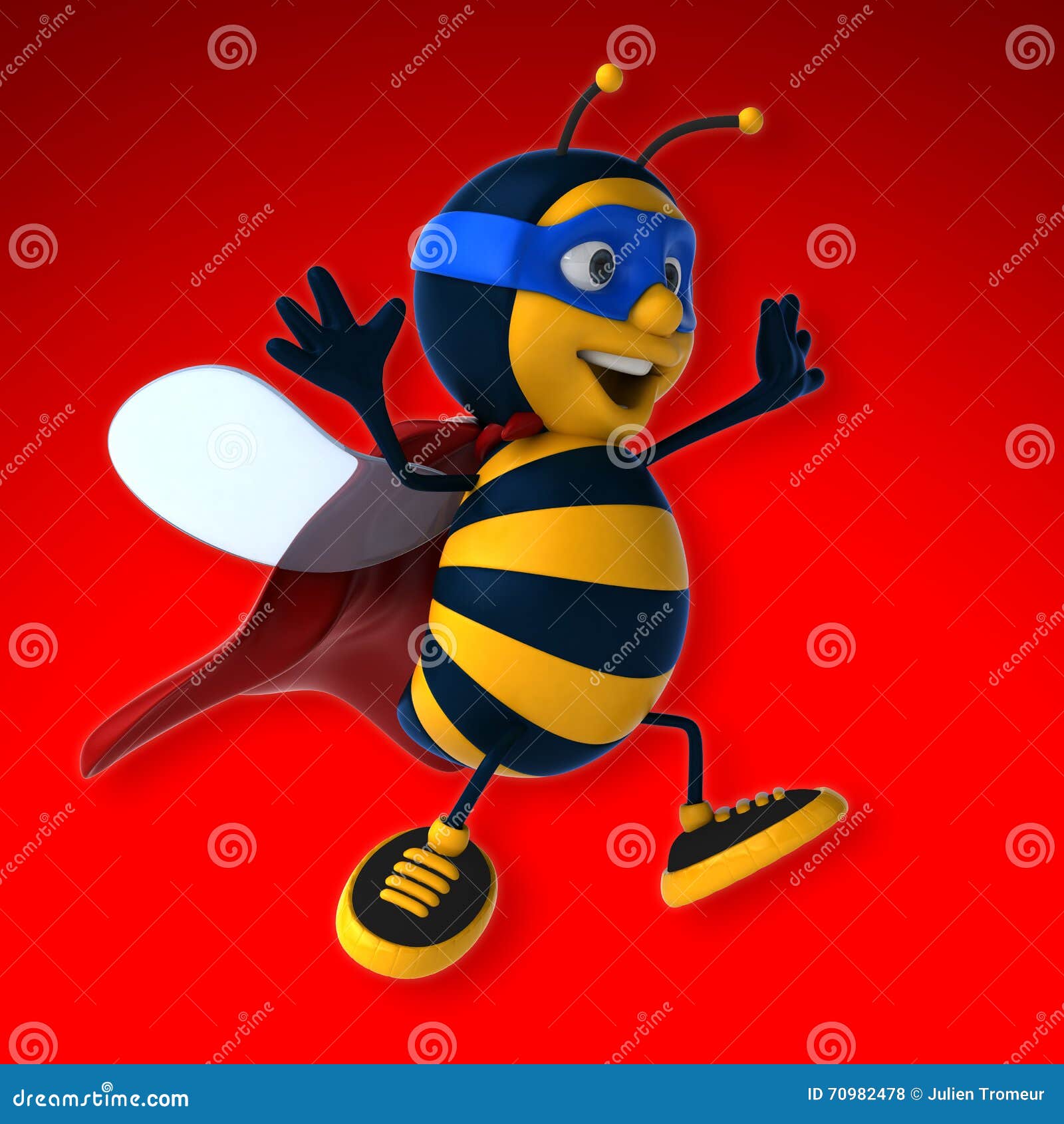 Super bee stock illustration. Illustration of worker - 70982478