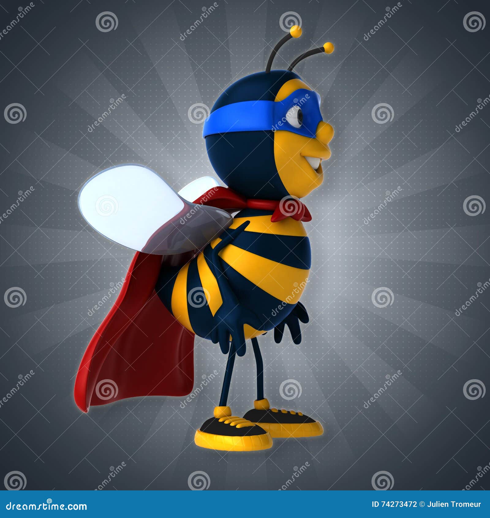 Super bee stock illustration. Illustration of wings, insect - 74273472