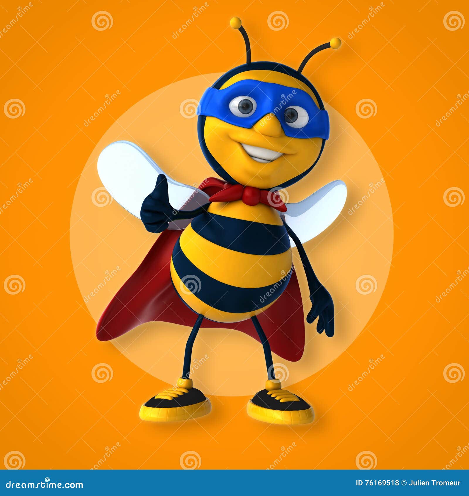 Super bee stock illustration. Illustration of character - 76169518