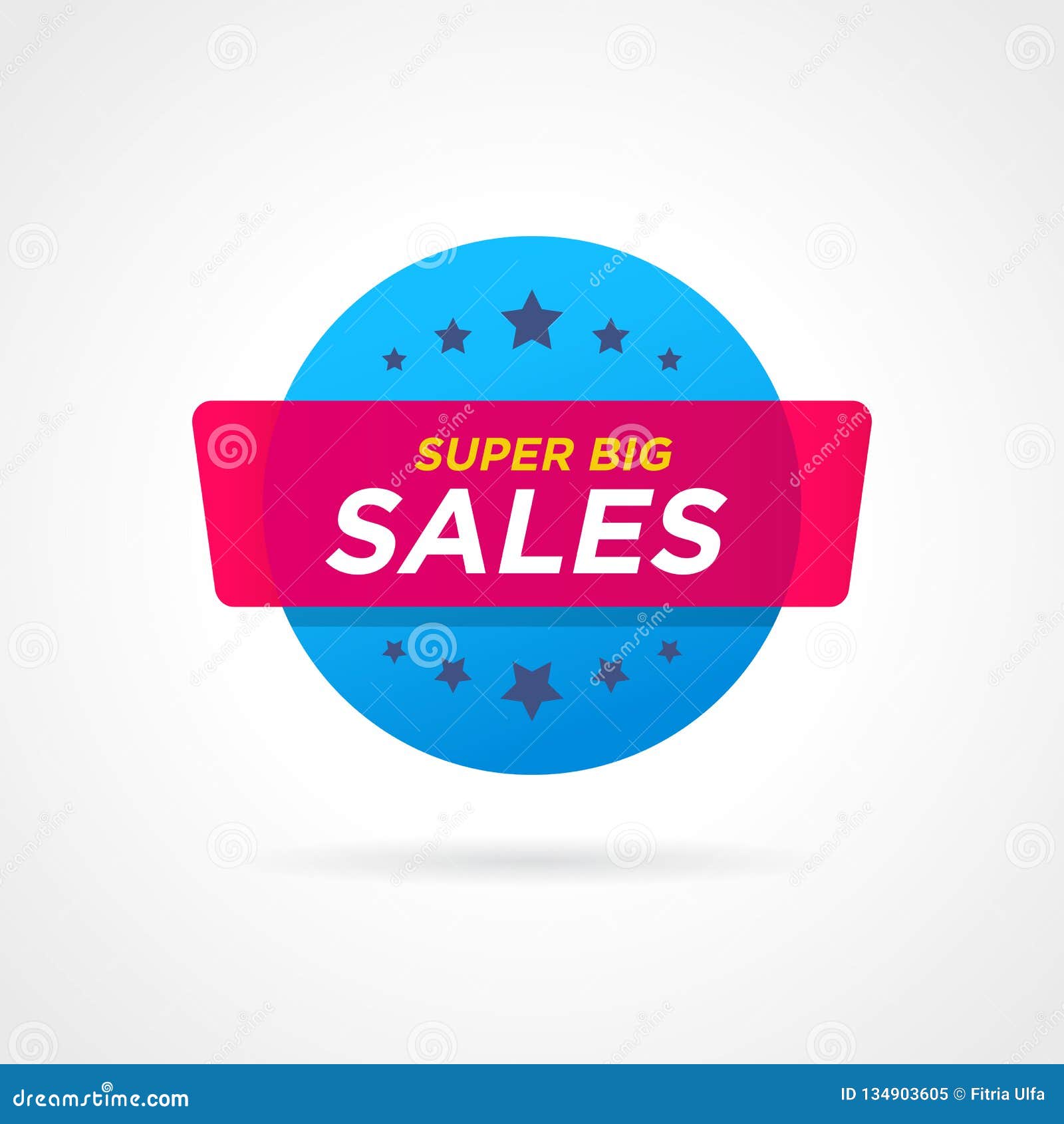 Super Big Sales Special Offer Badge Sticker Stock Illustration ...