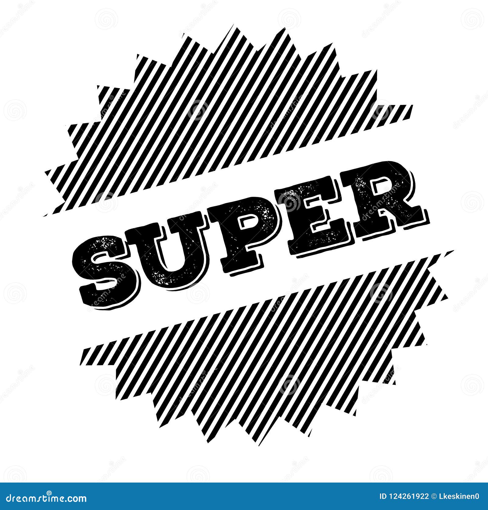 Super black stamp stock vector. Illustration of extra - 124261922