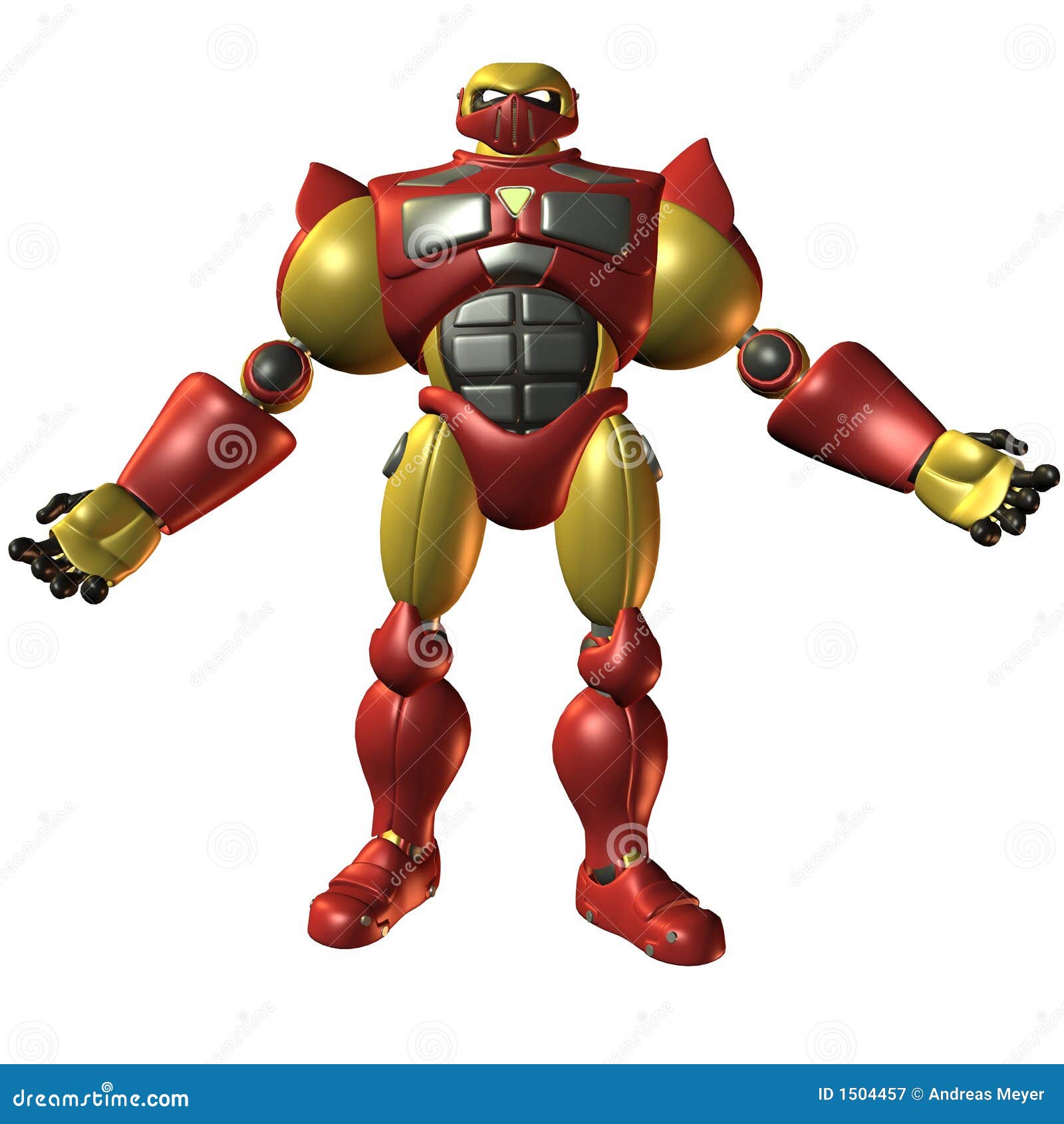 Super Bot-Just bring it stock illustration. Illustration of emotion ...