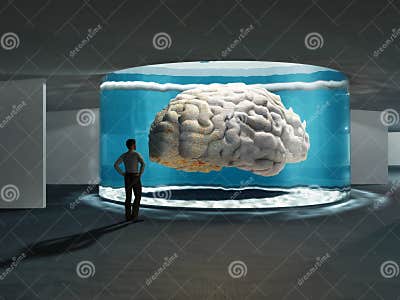 Super brain stock illustration. Illustration of design - 24742290