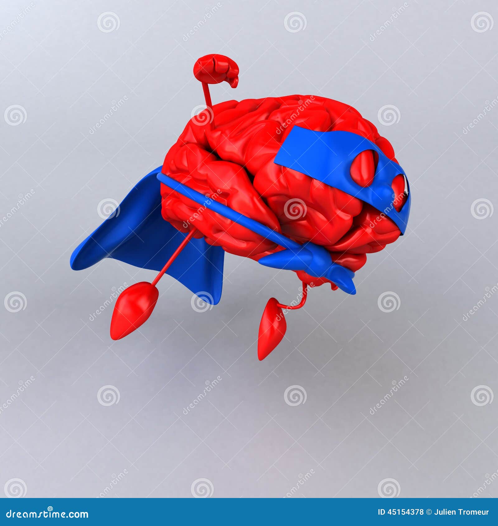 Super brain stock illustration. Illustration of clever - 45154378