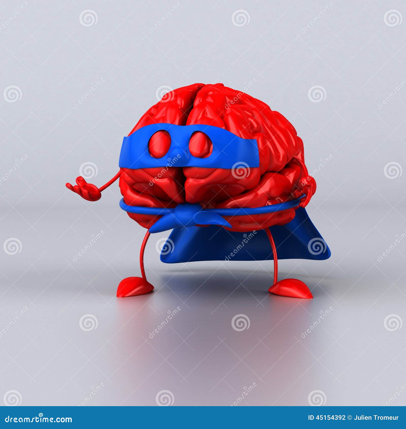 Super brain stock illustration. Illustration of productivity - 45154392