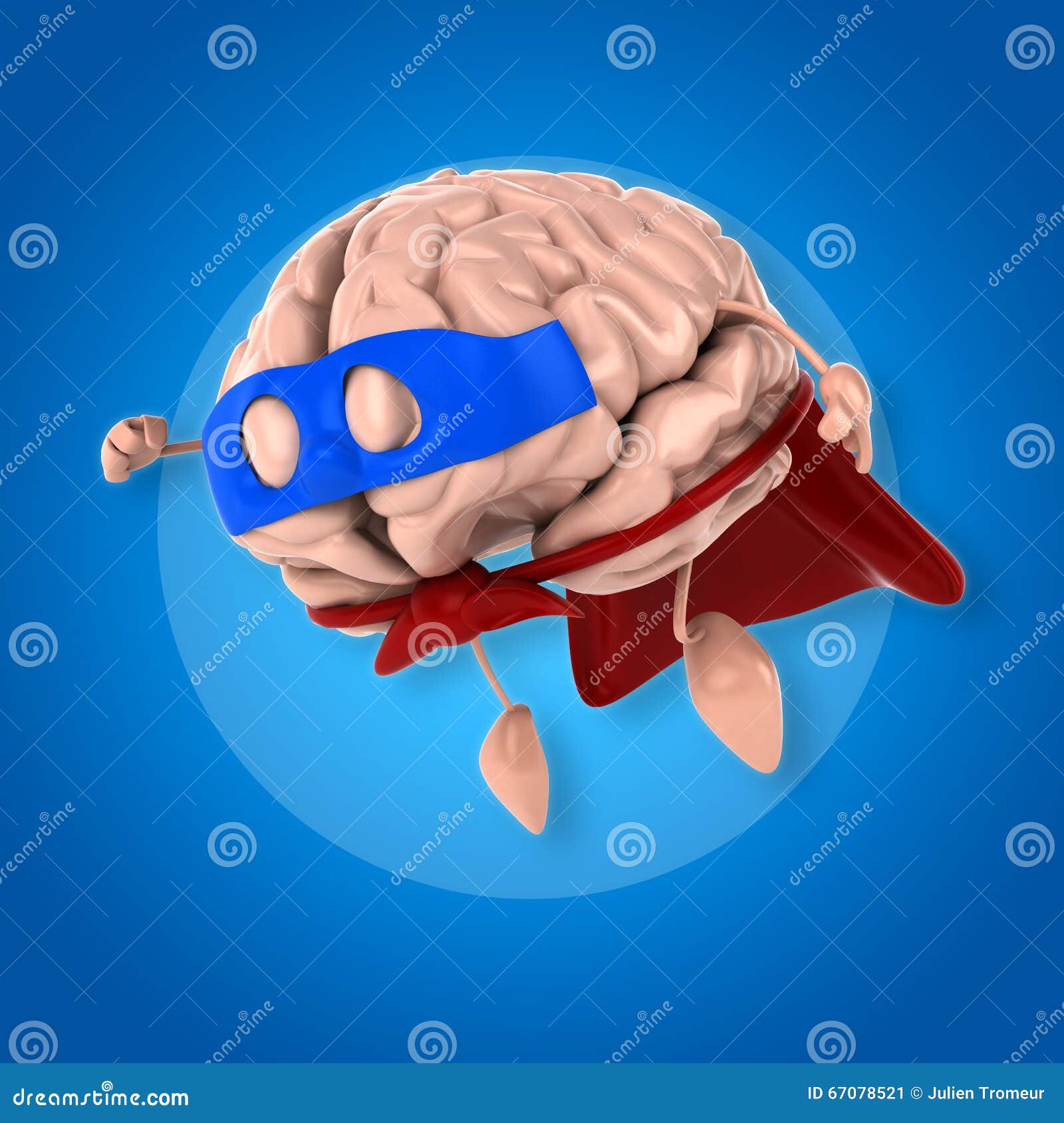 Super brain stock illustration. Illustration of mentality - 67078521