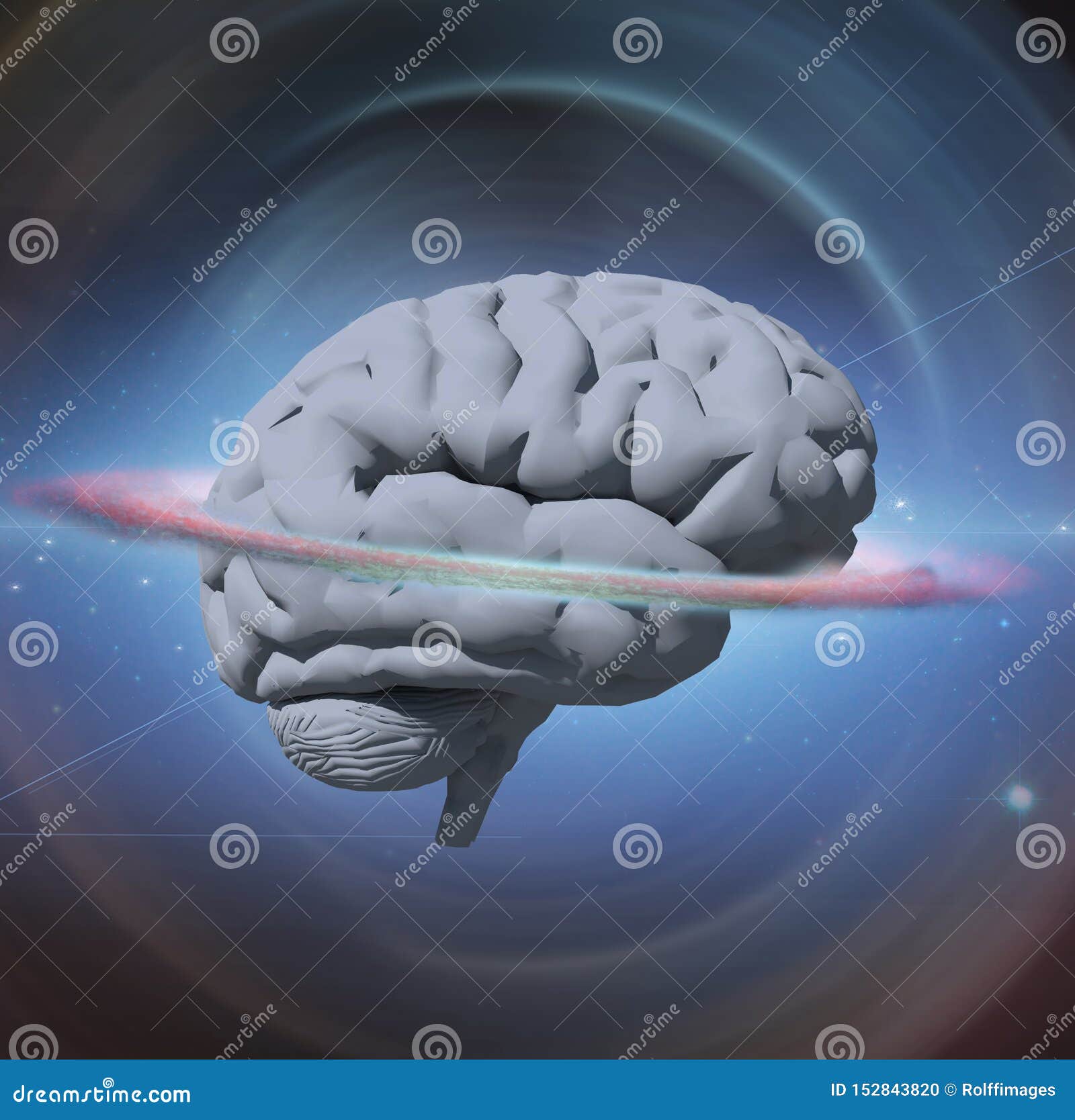 Super brain stock illustration. Illustration of decorative - 152843820