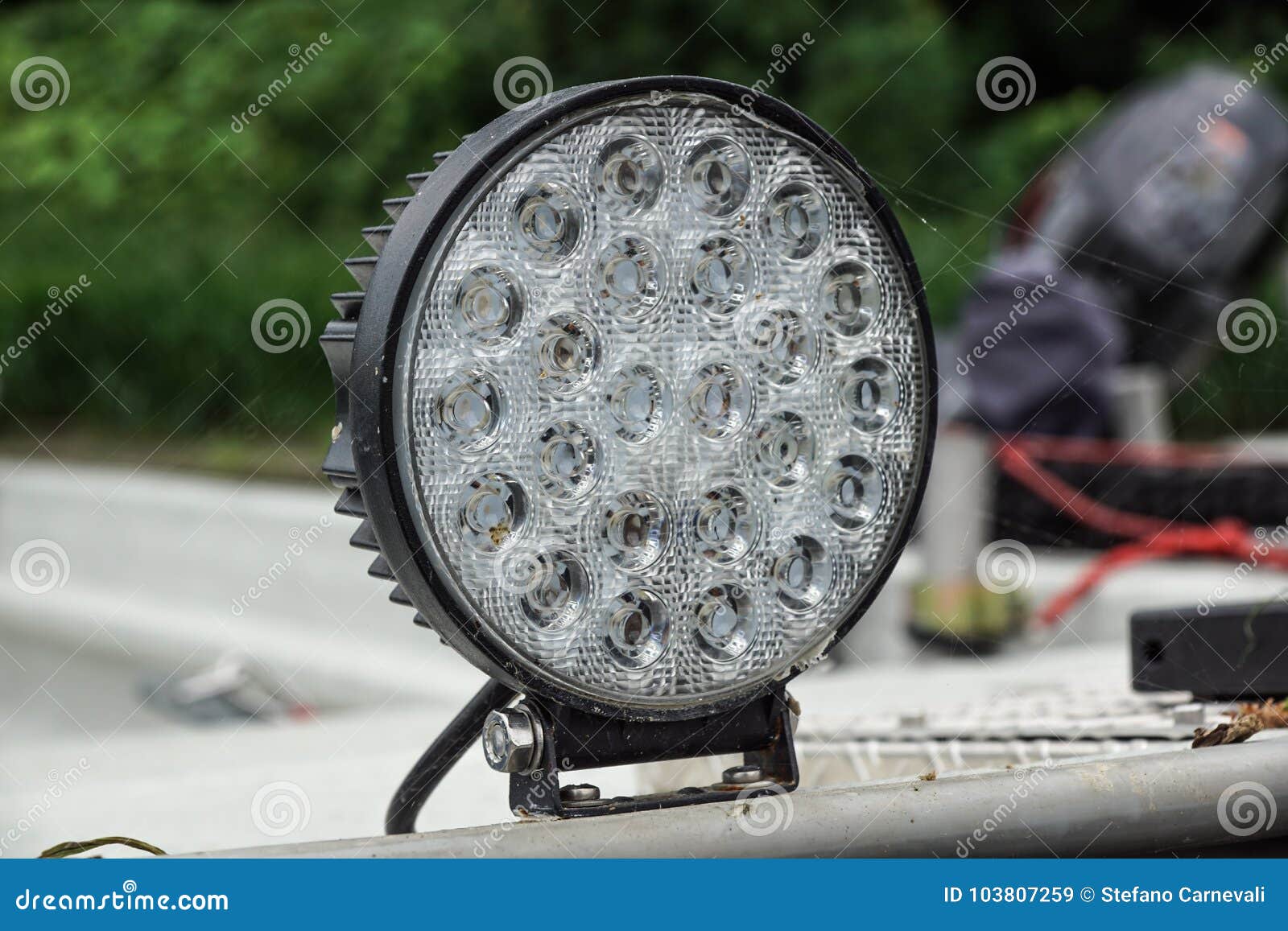 Super Bright LED Spot Light, High Luminosity . Stock Image - Image of ...