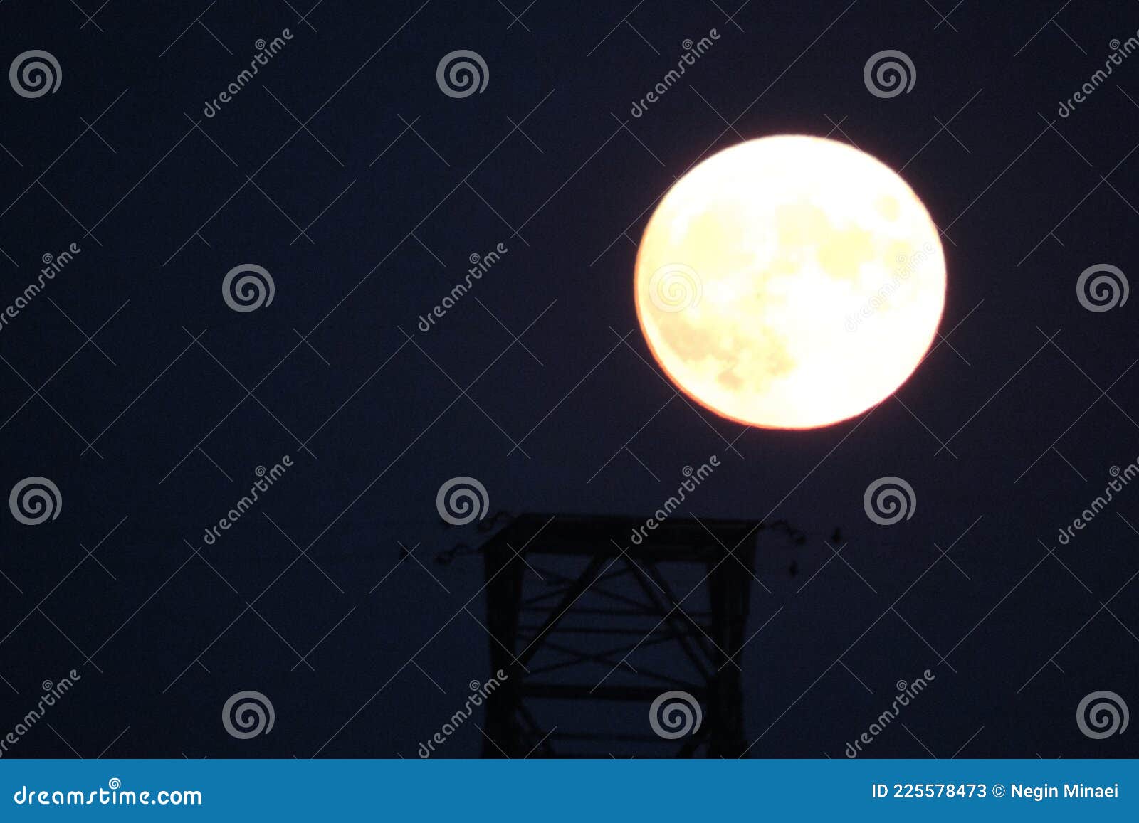 Super Bright White Full Moon Stock Image - Image of moon, closeup ...