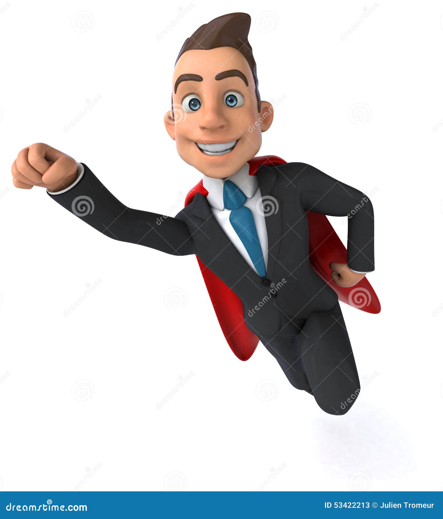Super businessman stock illustration. Illustration of boss - 53422213