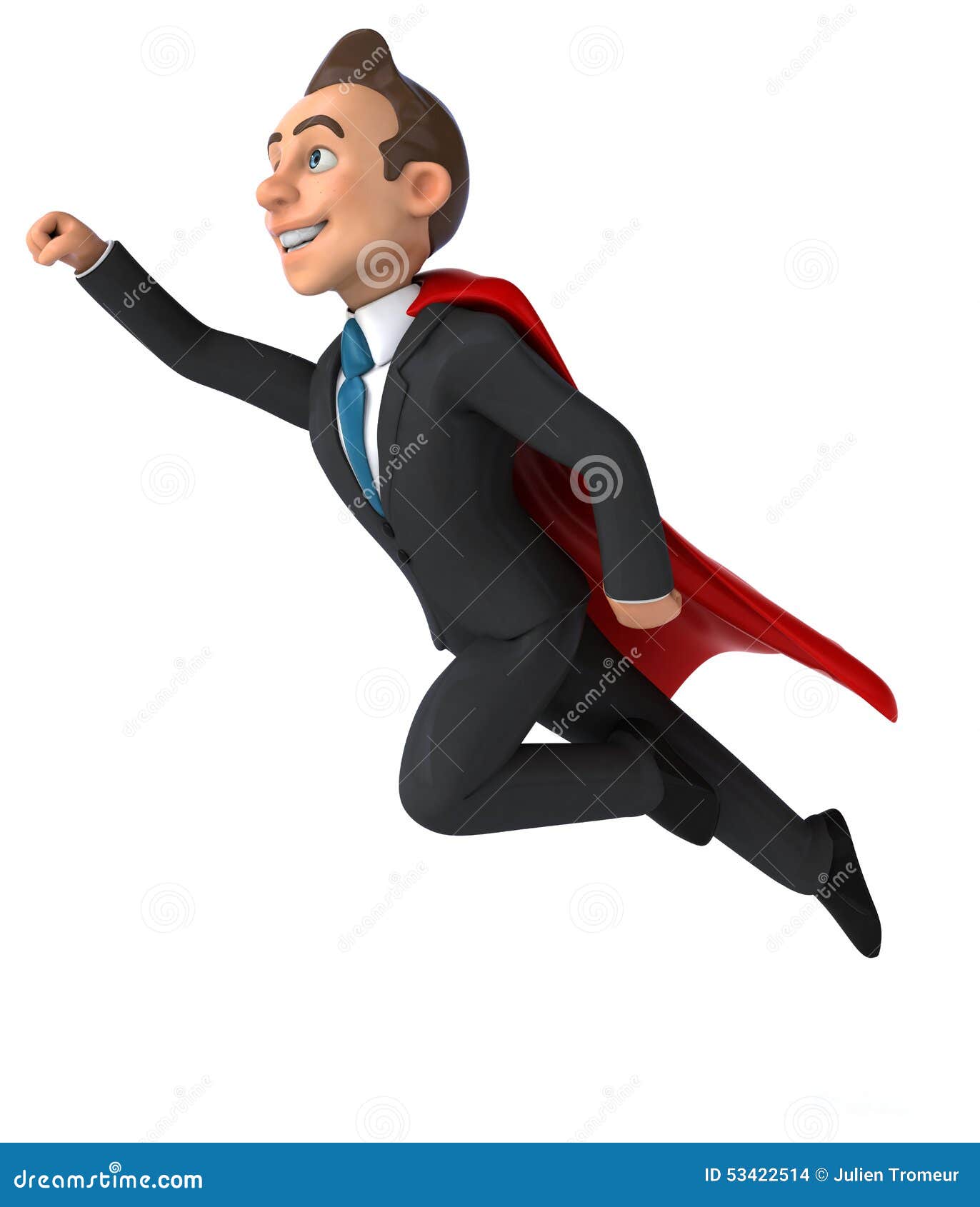 Super businessman stock illustration. Illustration of commerce - 53422514