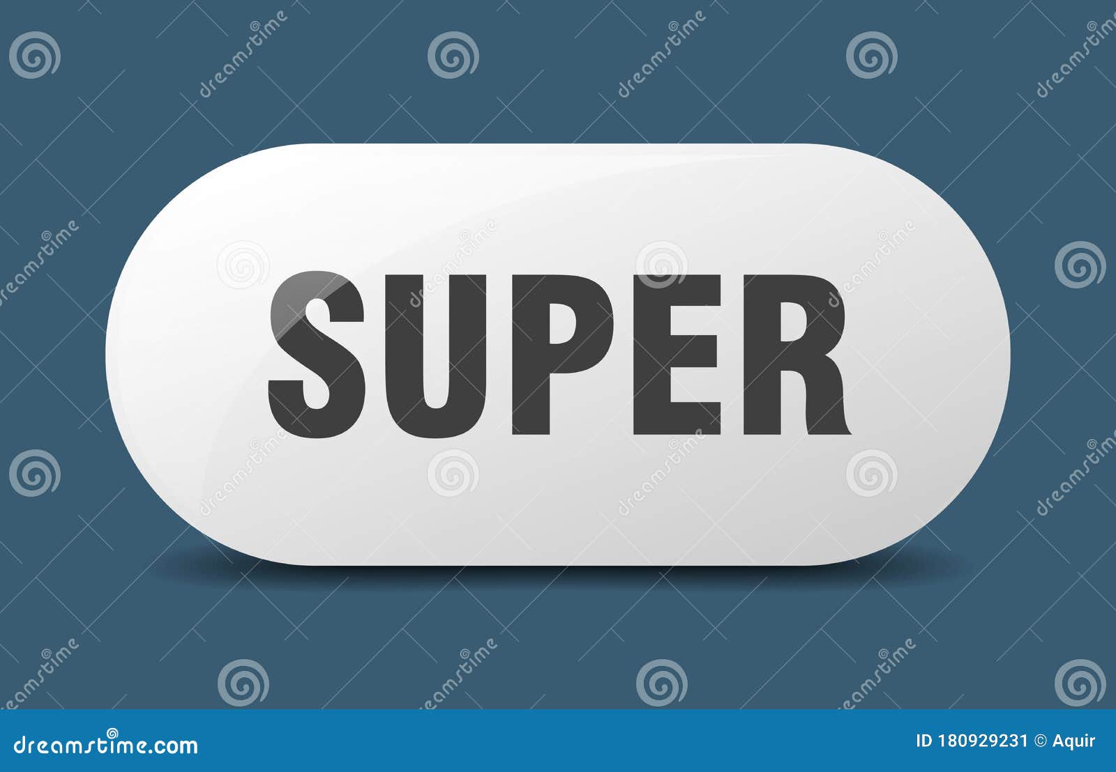 Super Button. Super Sign. Key. Push Button Stock Vector - Illustration ...