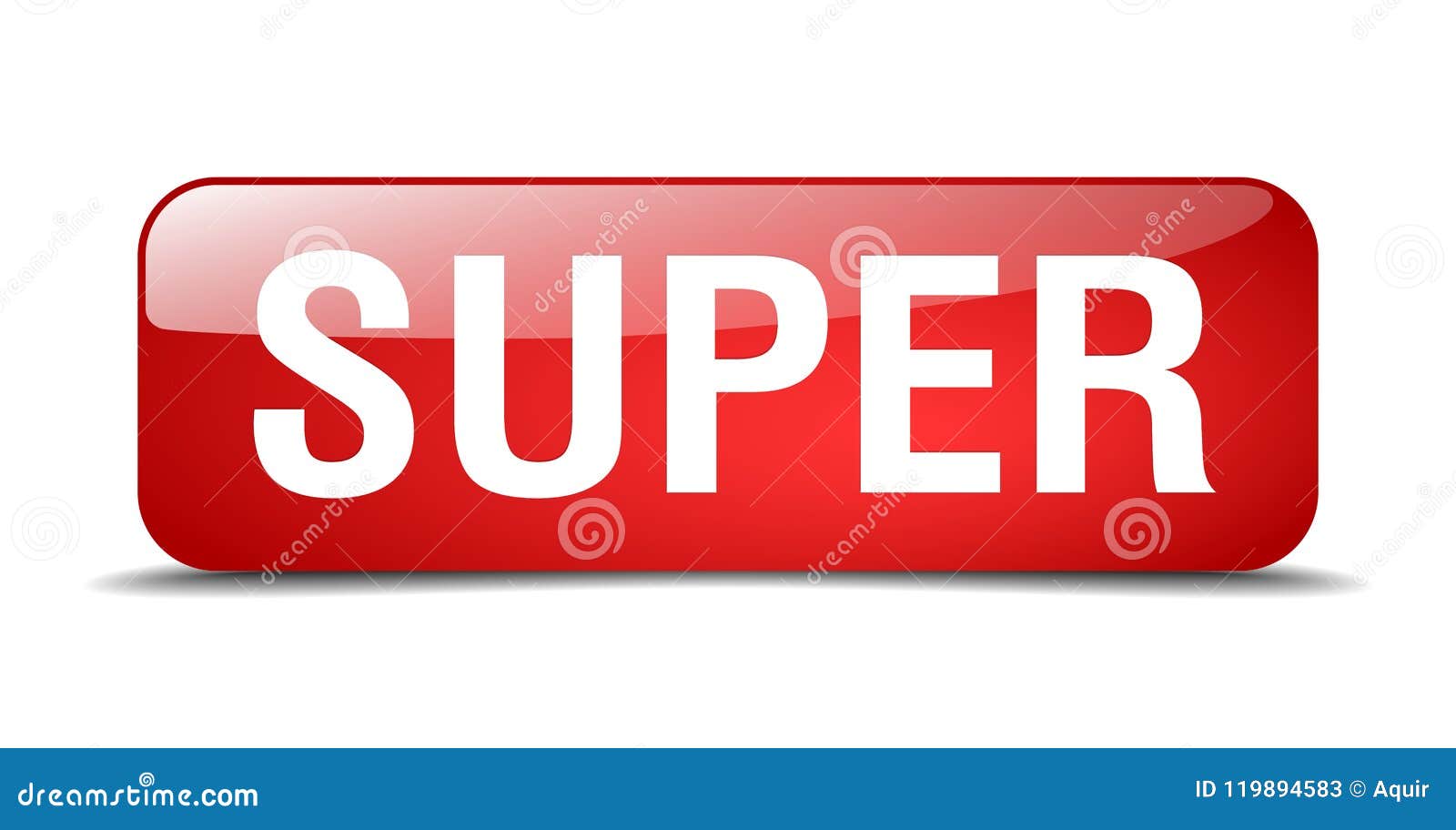 Super button stock vector. Illustration of banner, note - 119894583