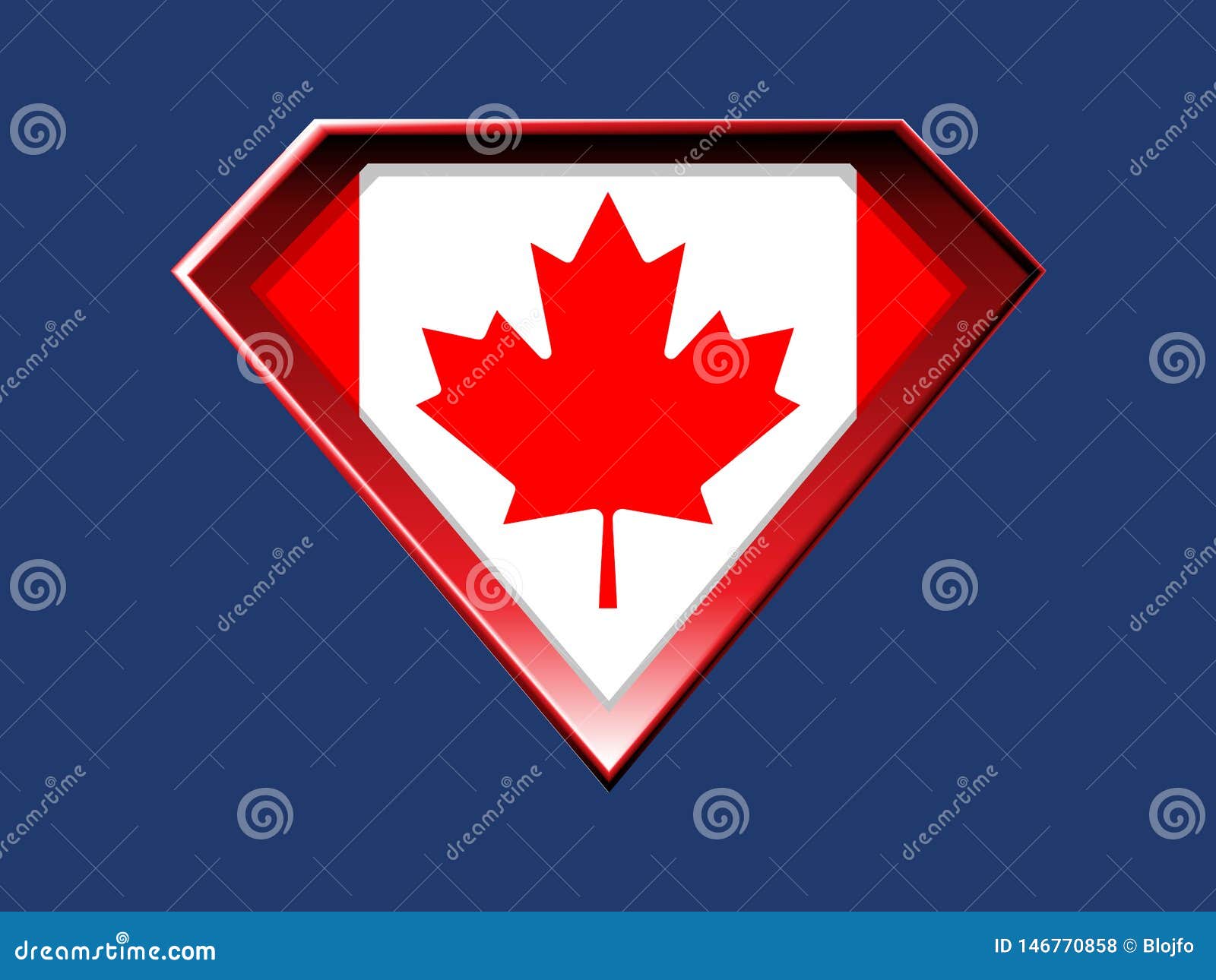 Super Canada stock vector. Illustration of canada, badge - 146770858