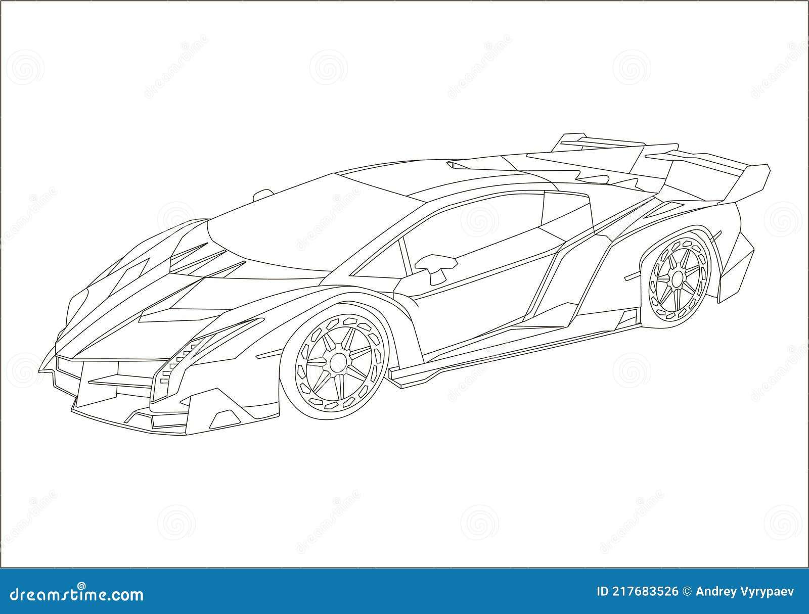 Lamborghini Outline
