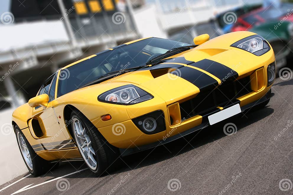 Super car at race circuit stock photo. Image of prestige - 4104278