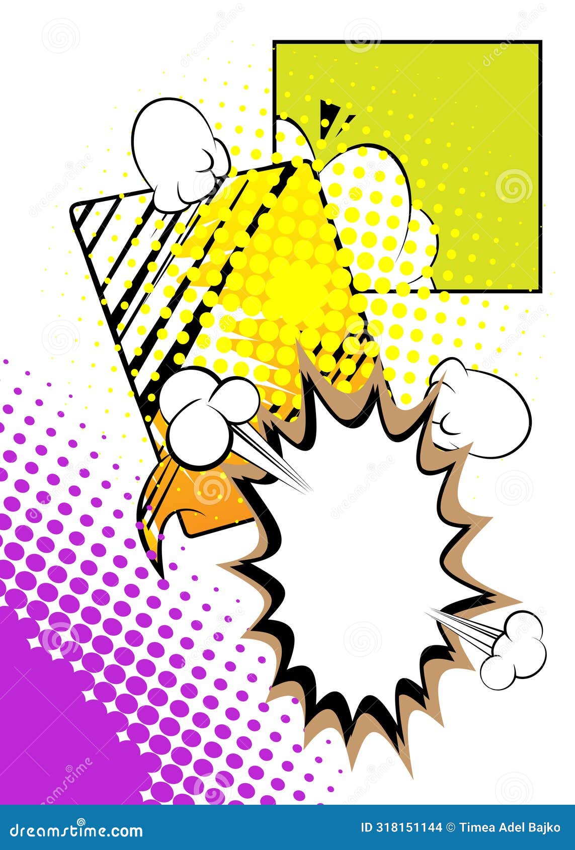 Super Cartoon Background, Comic Book Abstract Page Layout Backdrop ...