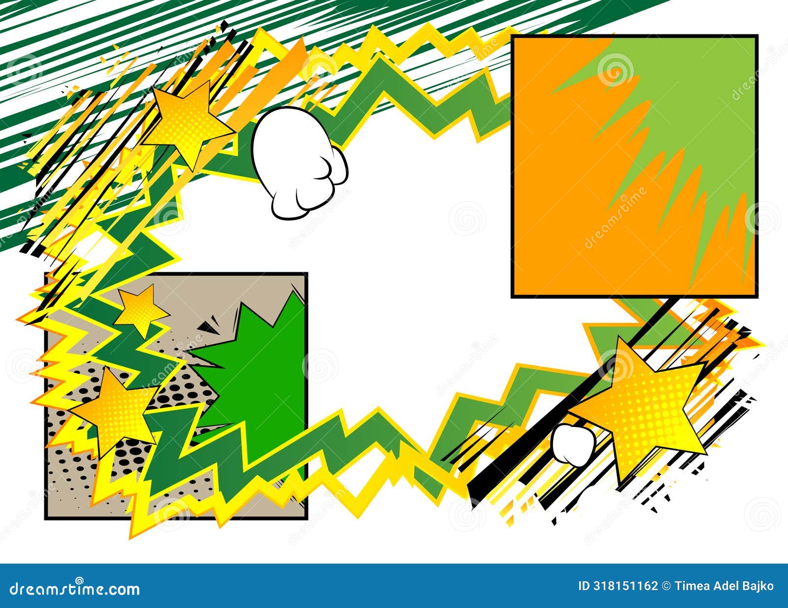 Super Cartoon Background, Comic Book Abstract Page Layout Backdrop ...