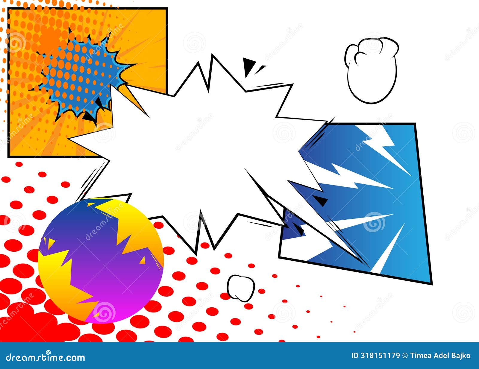 Super Cartoon Background, Comic Book Abstract Page Layout Backdrop ...