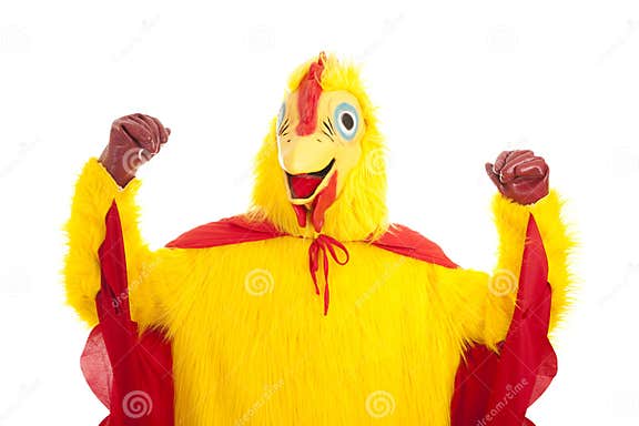 Super Chicken - Show of Strength Stock Image - Image of strong, funny ...