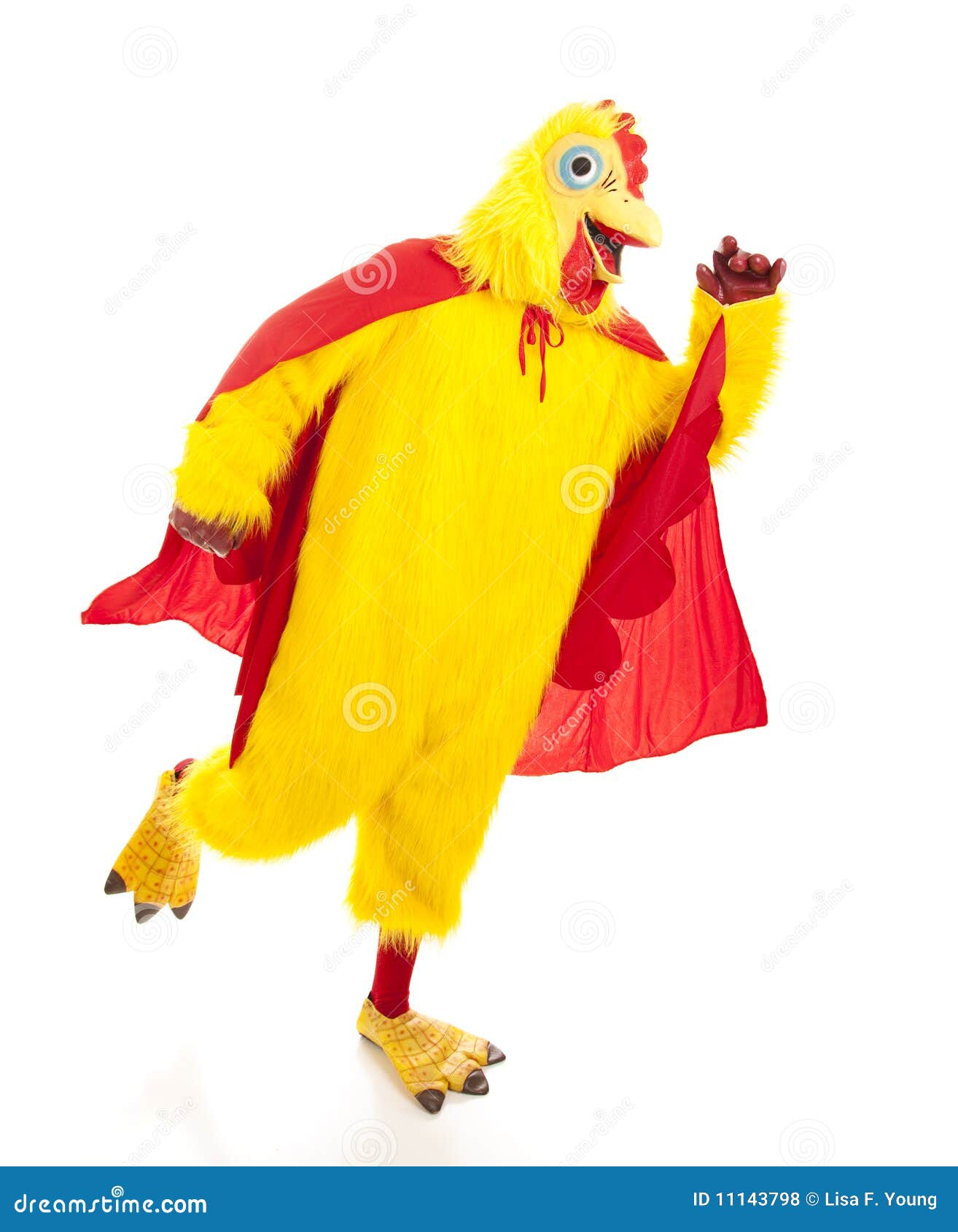 Super Chicken Takes Off Royalty-Free Stock Image | CartoonDealer.com ...