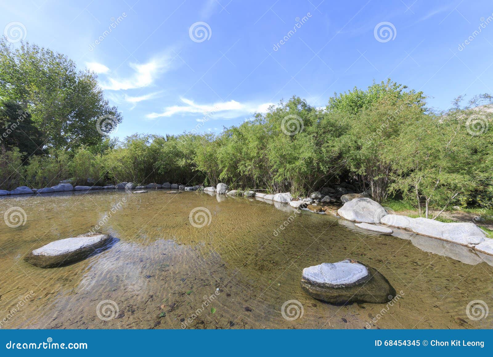 Super Clear Water at Whitewater Preserve Stock Image - Image of ...