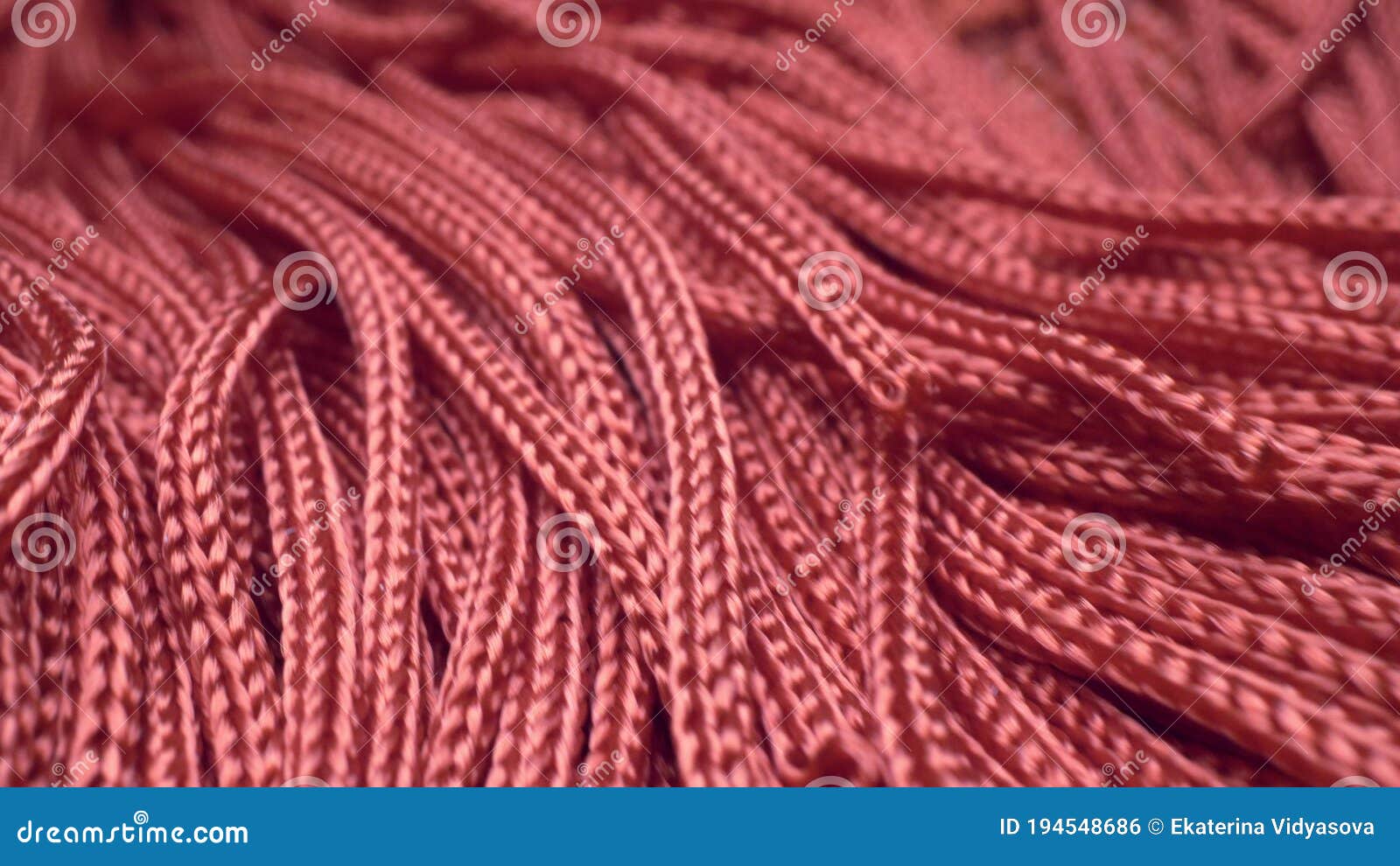 Super Close Up. Elements of Red Fringe Stock Photo - Image of ...
