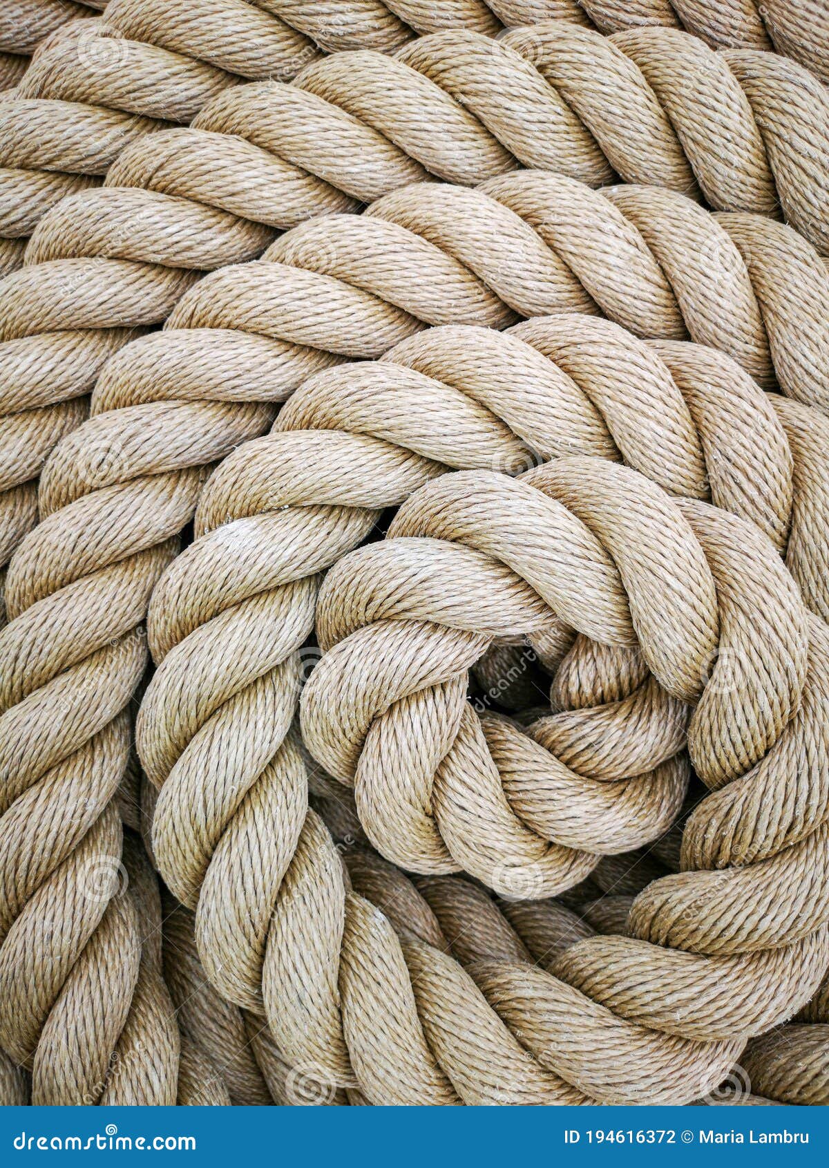 Super Close Up of a Thick Rope Stock Photo - Image of rope, backgrounds ...