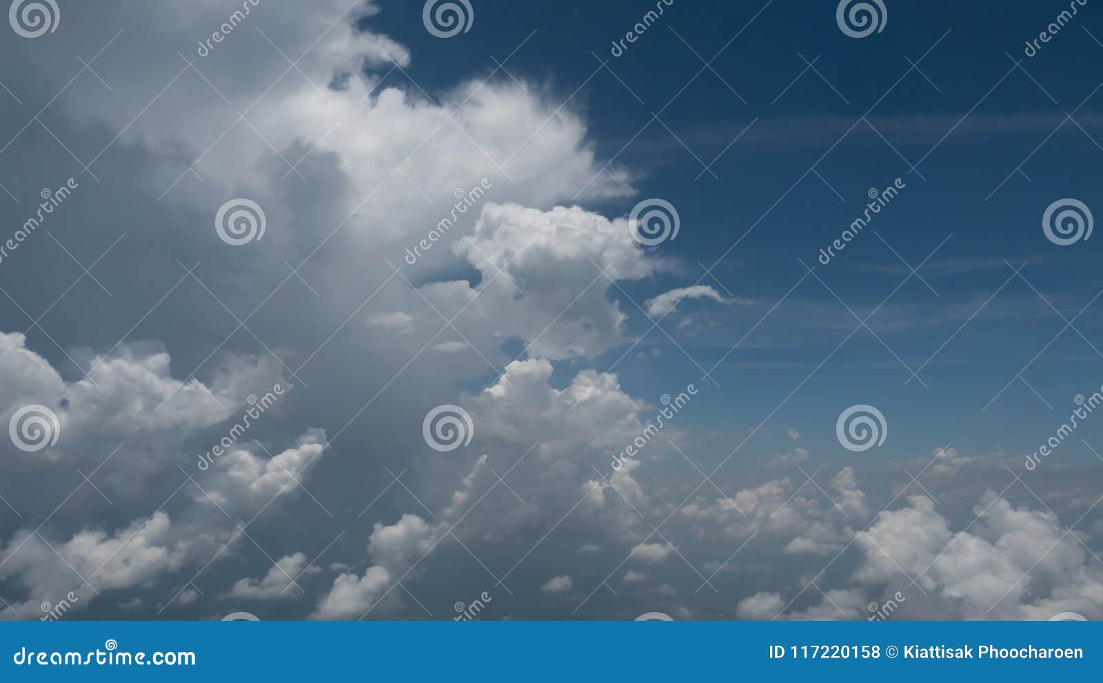 Super Clouds and Sky in Nature Stock Photo - Image of wave, plane ...