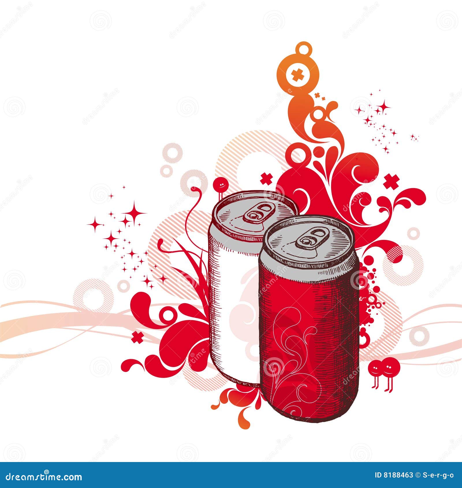 Super cola stock vector. Illustration of advertise, alloy - 8188463