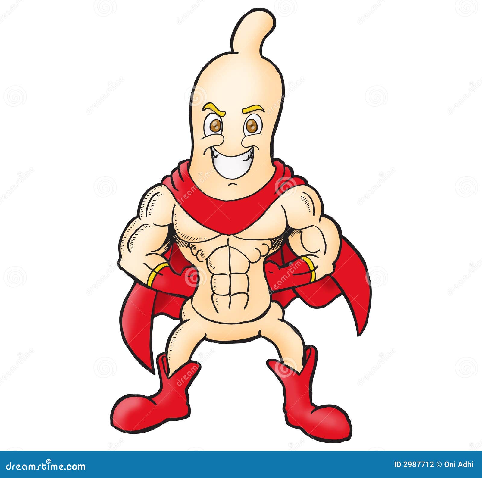 Super Condom stock illustration. Illustration of contraceptive - 2987712